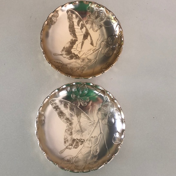 Arthur Armour | Dining | Vintage Arthur Armour Hammered Aluminum Gold ...